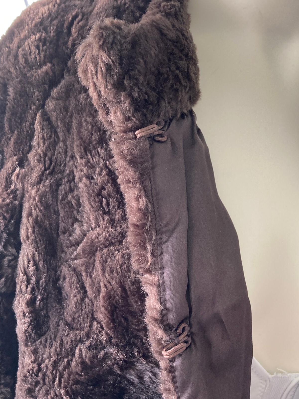 Monsoon Brown Shrug Bolero Faux Fur Half Sleeve 16 Occasion Ball ...