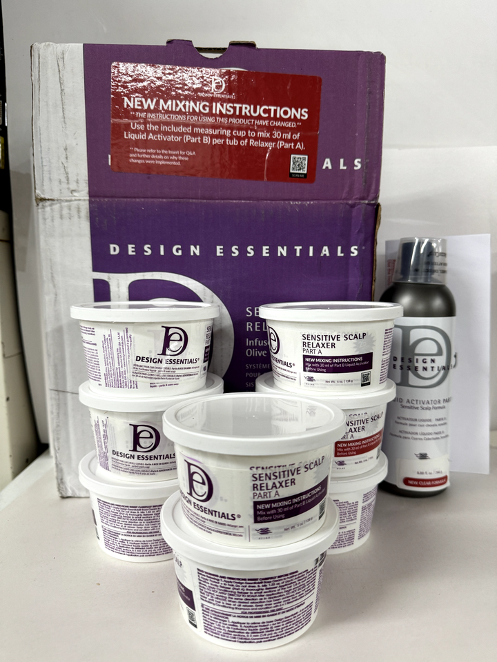 Design Essentials Sensitive Scalp Relaxer System 8 Application | eBay