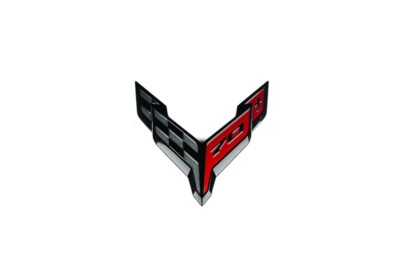 C8 Stingray Corvette Front ONLY OEM 70th Anniversary Bumper Black Flags ...