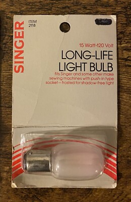 1pc Light Bulb For Singer Sewing Machine Item # 2118 NOS New Old Stock ...