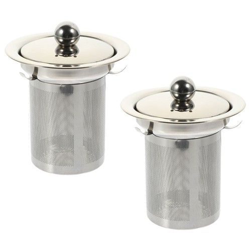 2Pcs Stainless Steel Fine Mesh Tea Brewer For Loose Tea Strainer For ...