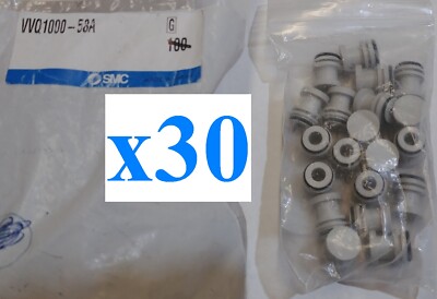 x30 NEW SMC VVQ1000-58A Port Plug for VQ series 30pcs | eBay