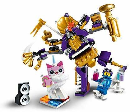 LEGO 70848 Movie 2 Systar Party Crew Buildable Metal Band Mech with ...