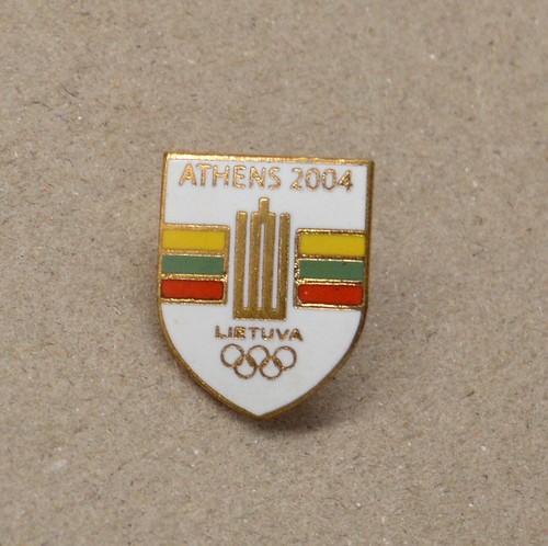 Athens 2004 Summer Olympics Lithuania Pin Badge | eBay