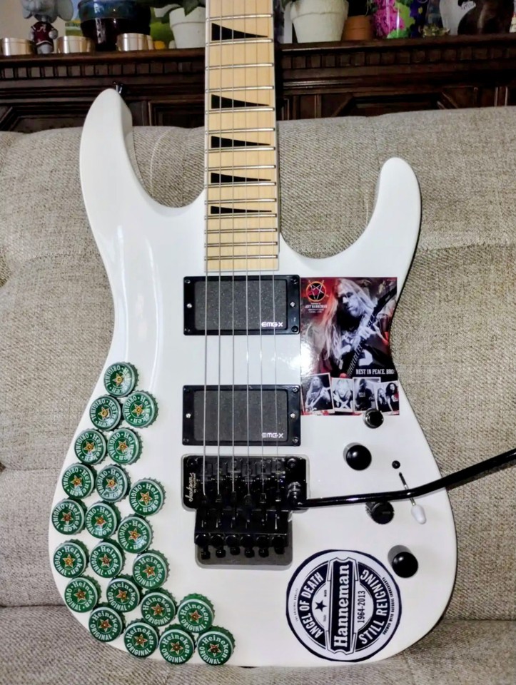 Rare -Jackson JS32 Dinky Archtop EMG 81x+AFB+EXP+Floyd Rose - Metal ...