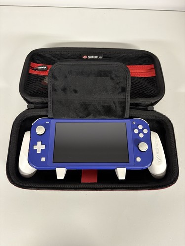 Nintendo Switch Lite-Blue-Handheld Console+Satisfye Zengrip Go Elite ...