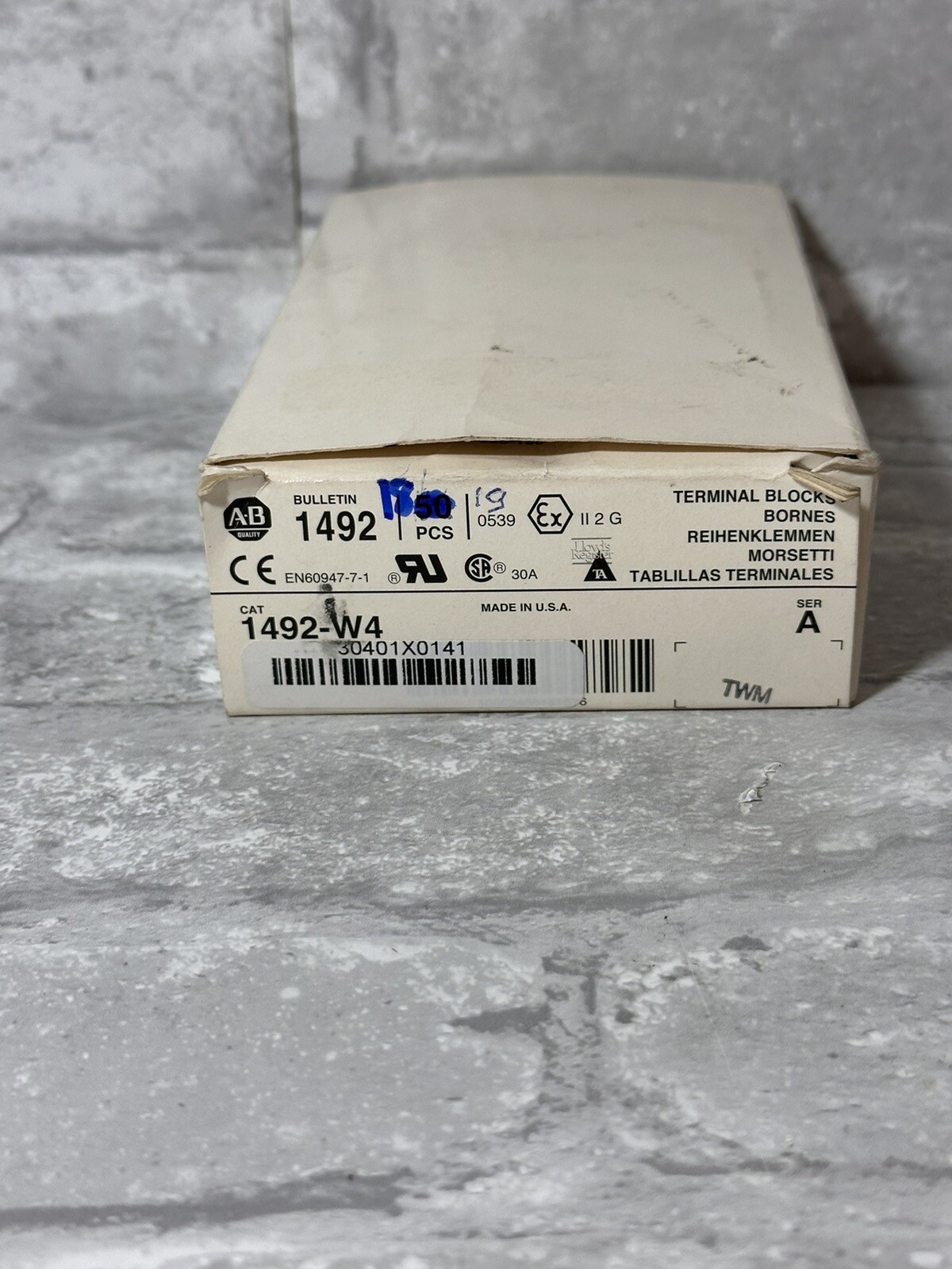 Allen Bradley 1492-W4 1492w4 Terminal Block Lot Of 18 | eBay