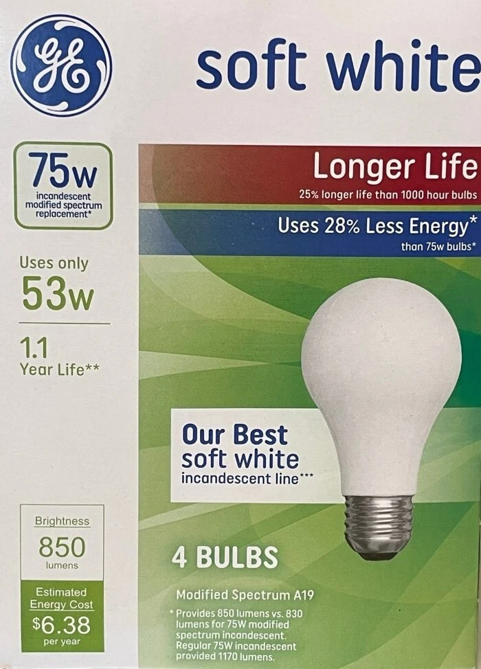 100 Watt A19 Med F Incandescent Light Bulbs | Shelly Lighting