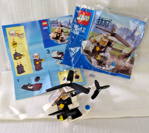 LEGO CITY: Police Helicopter (4991) - Used - Complete W/ Instructions ...