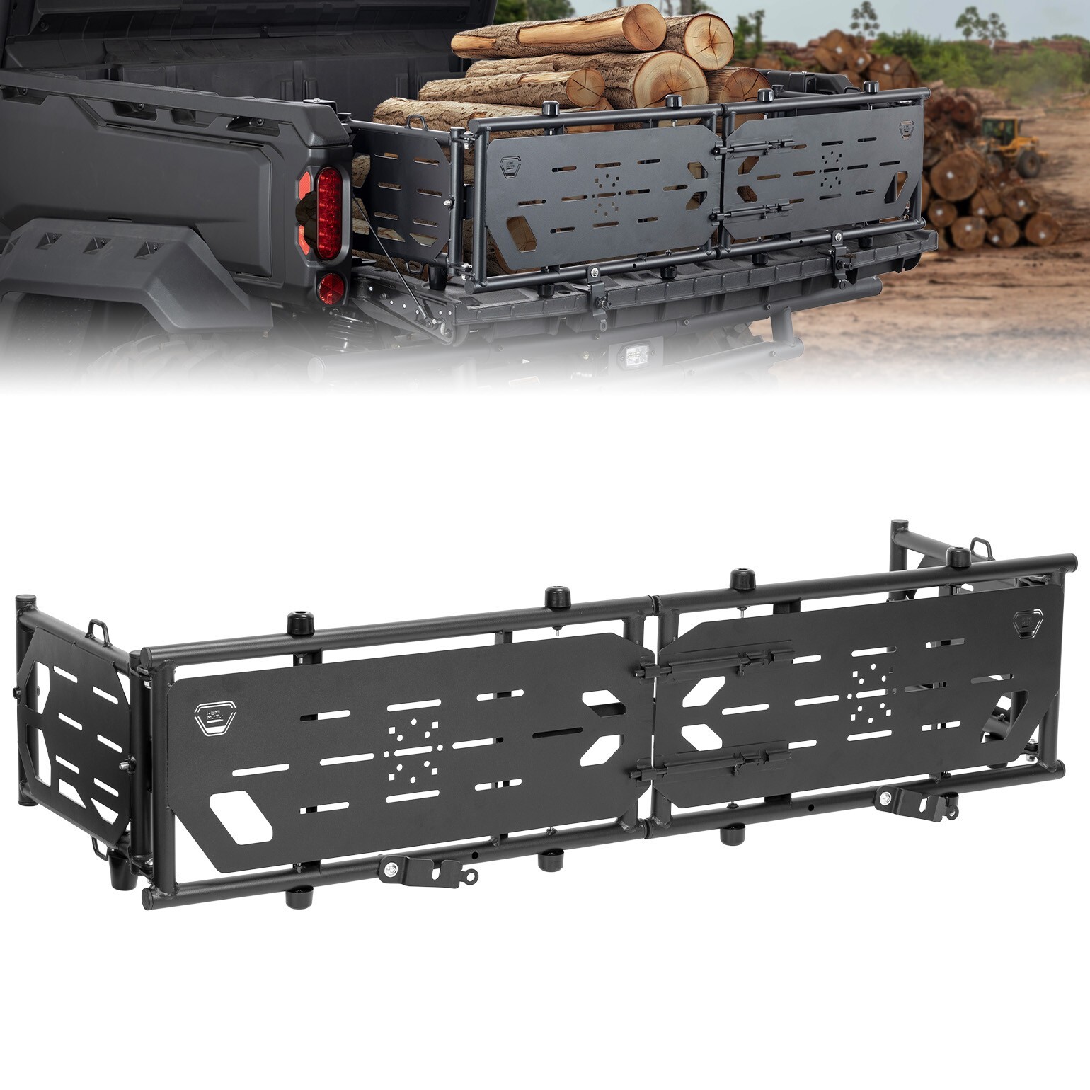 2016-2025 Can-Am Defender HD5/7/8/9/10 MAX Rear Bed Extender Storage ...