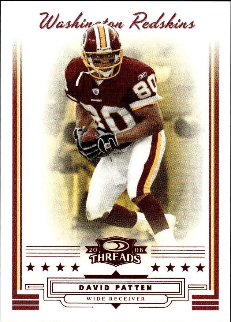 2006 Donruss Threads - David Patten #98 Red /150 for sale online | eBay