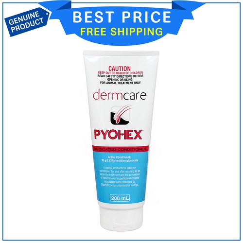 Pyohex for Dogs 200 mL Antibacterial Skin Care Medicated Conditioner ...