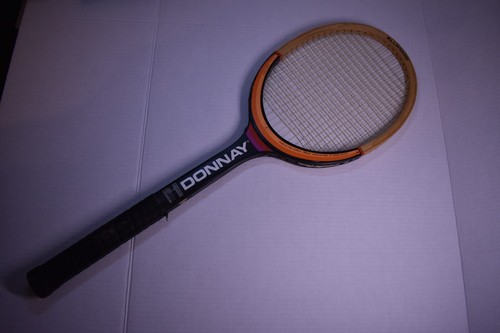 Vintage 1970s Bjorn Borg Donnay Tennis Racket Belgium Medium 4 no cover ...