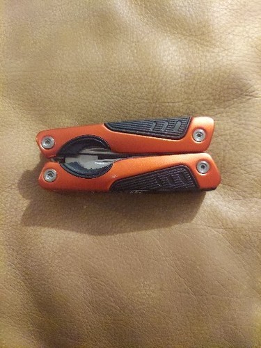 Brookstone Camping Multi Tool Pliers Knife Saw Bottle Opener File ...