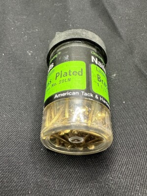 Vintage Brass Plated Linoleum Nails 1 2oz 29LN 10952 | eBay