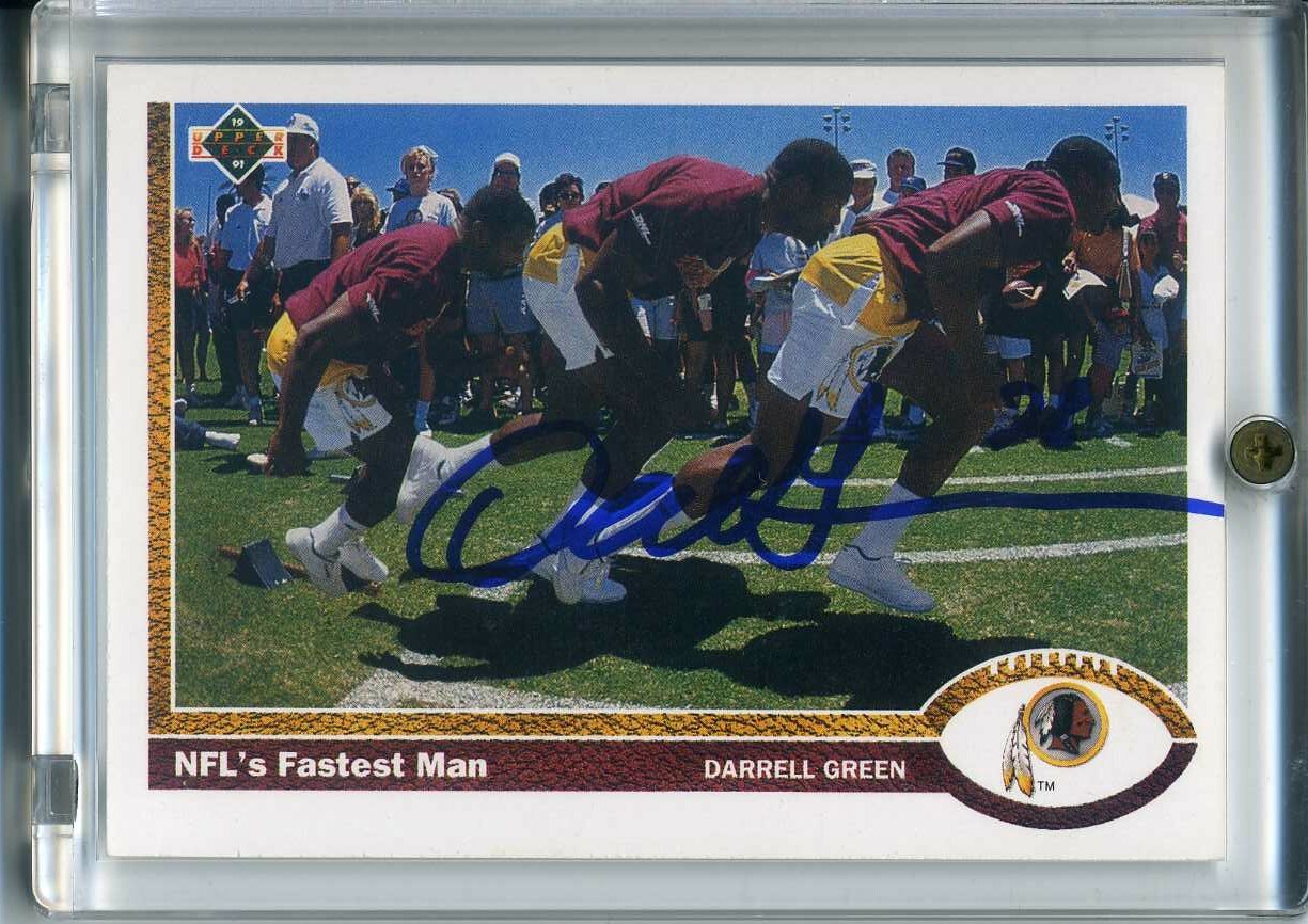 Darrell Green 1991 Upper Deck SP1 Auto Autograph Redskins | eBay