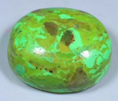 13 CT GREEN STENICH TURQUOISE OVAL CABOCHON GEMSTONE FJ-826 | eBay