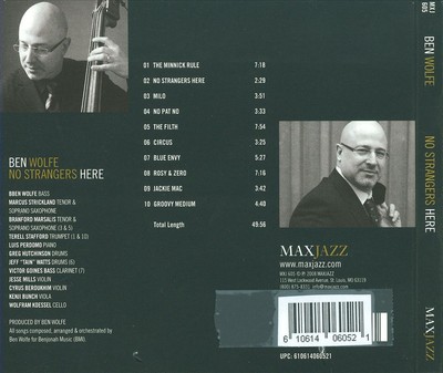 BEN WOLFE NO STRANGERS HERE NEW CD 610614060521| eBay