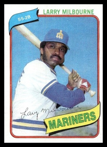 1980 Topps #422 Larry Milbourne Seattle Mariners Baseball card | eBay