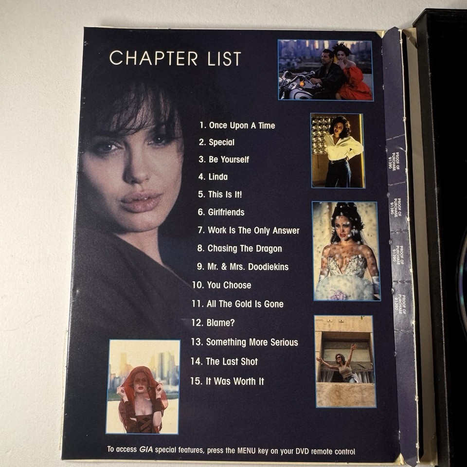 GIA - starring Angelina Jolie Mercedes Ruehl and Faye Dunaway DVD 1998 ...