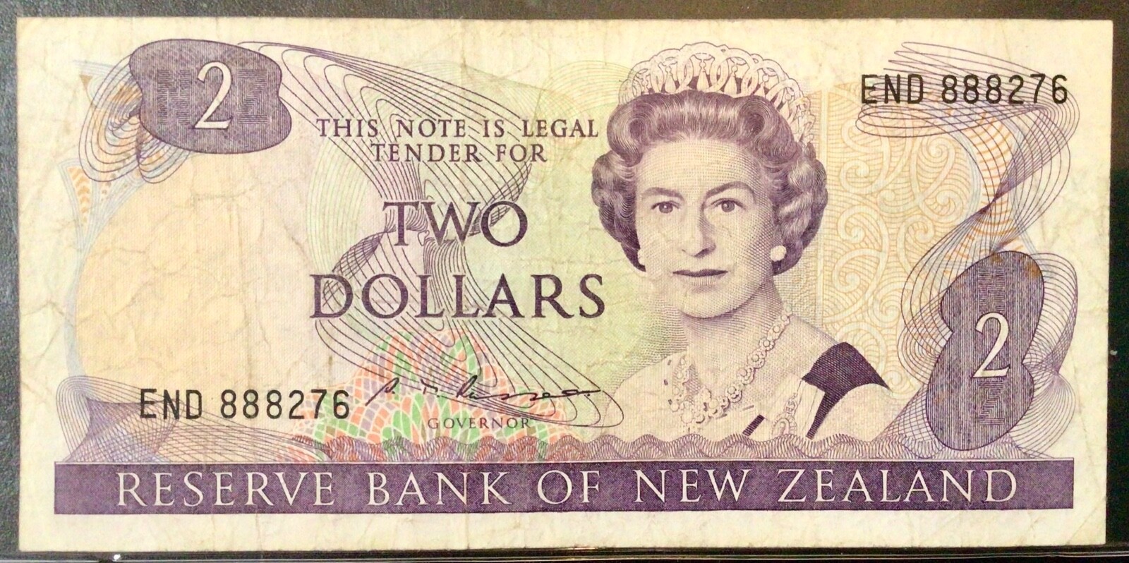 1967 NEW ZEALAND PAPER MONEY - 2 DOLLARS BANKNOTE! | eBay