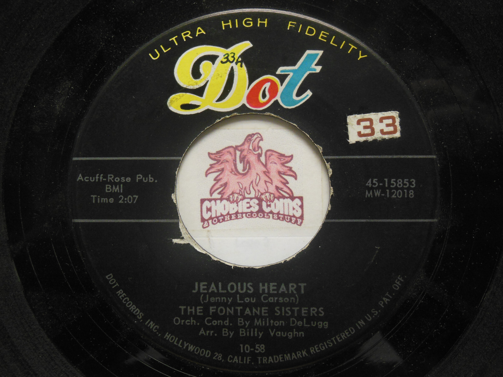 Fontane Sisters: Jealous Heart / Encore D'Amour, 45 RPM VG (5G) | eBay UK