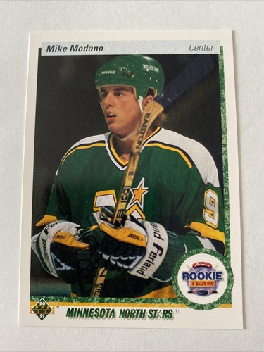 1990-91 Upper Deck: Mike Modano Minnesota North Stars - All Rookie Team ...