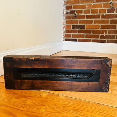 Antique Bas-Relief Plaster Casting Mold Wood Frame Architectural ...