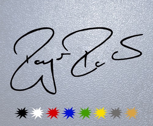 STICKER PEGATINA DECAL VINYL Roger Federer Signature | eBay