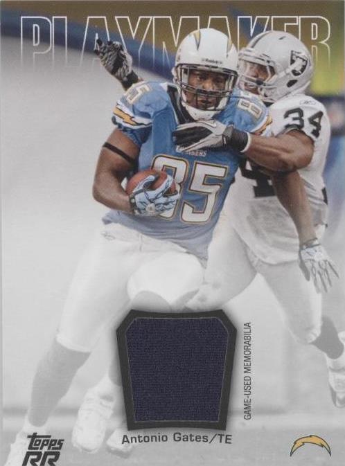 2011 Topps Rising Rookies - Playmaker Swatches Antonio Gates #PS-AG ...