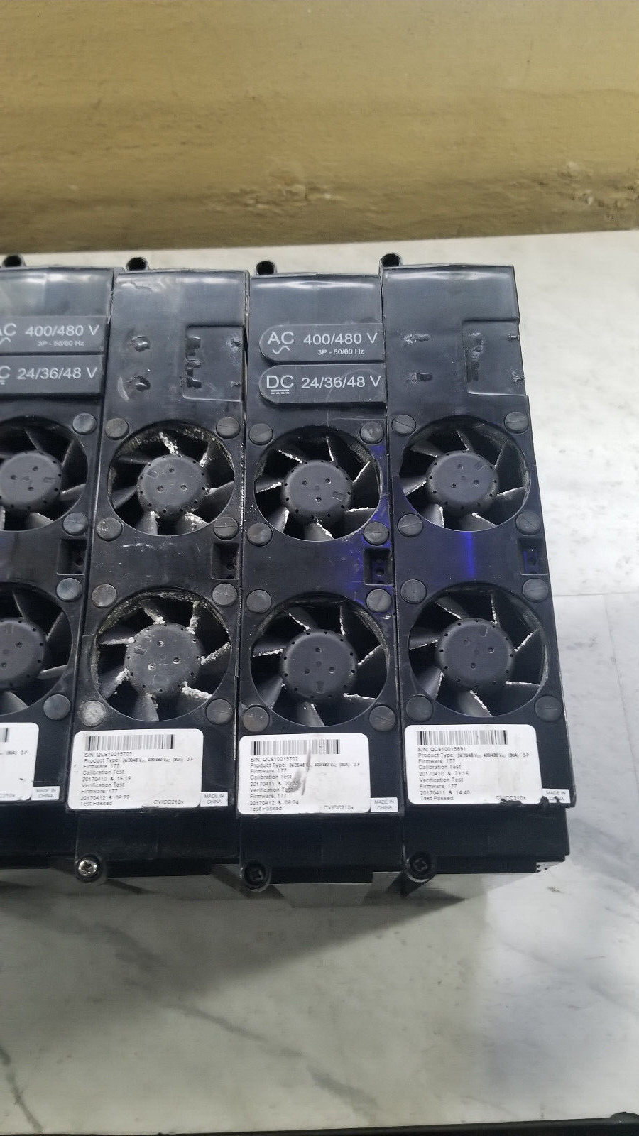 ENERYS 6LA20671 480V Input Power Supply & DC Output UNTESTED !!!LOT OF ...