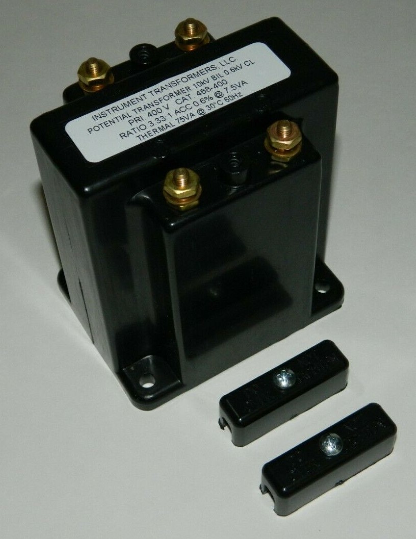 NEW GE 468-400 INSTRUMENT TRANSFORMERS 400 / 120 Volt 75A 3.33:1 Made ...
