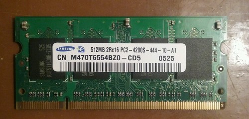512MB PC2-4200 DDR2-444MHz 200Pin Sodimm Laptop Memory RAM | eBay
