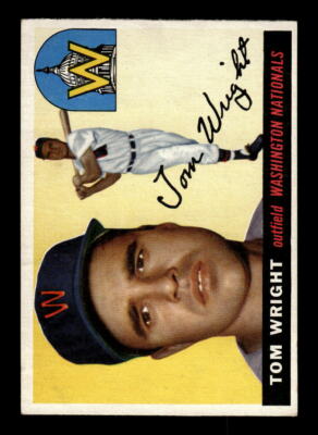 1955 Topps Baseball #141 Tom Wright Excellent Washington Senators | eBay