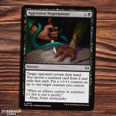 Aggressive Negotiations - Tarkir Dragonstorm - Magic the Gathering | eBay