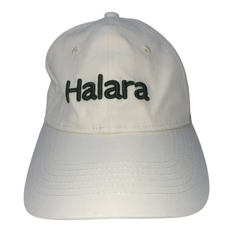 Halara Hat Cap Baseball One Size Green Logo Cream Women's Casual New ...