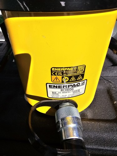 Enerpac RCH 606 Hydraulic Holl-O-Ram Cylinder 60 Tons Capacity 6 ...