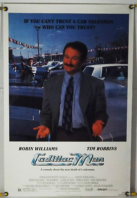 CADILLAC MAN ROLLED ORIGINAL ONE SHEET MOVIE POSTER ROBIN WILLIAMS ...