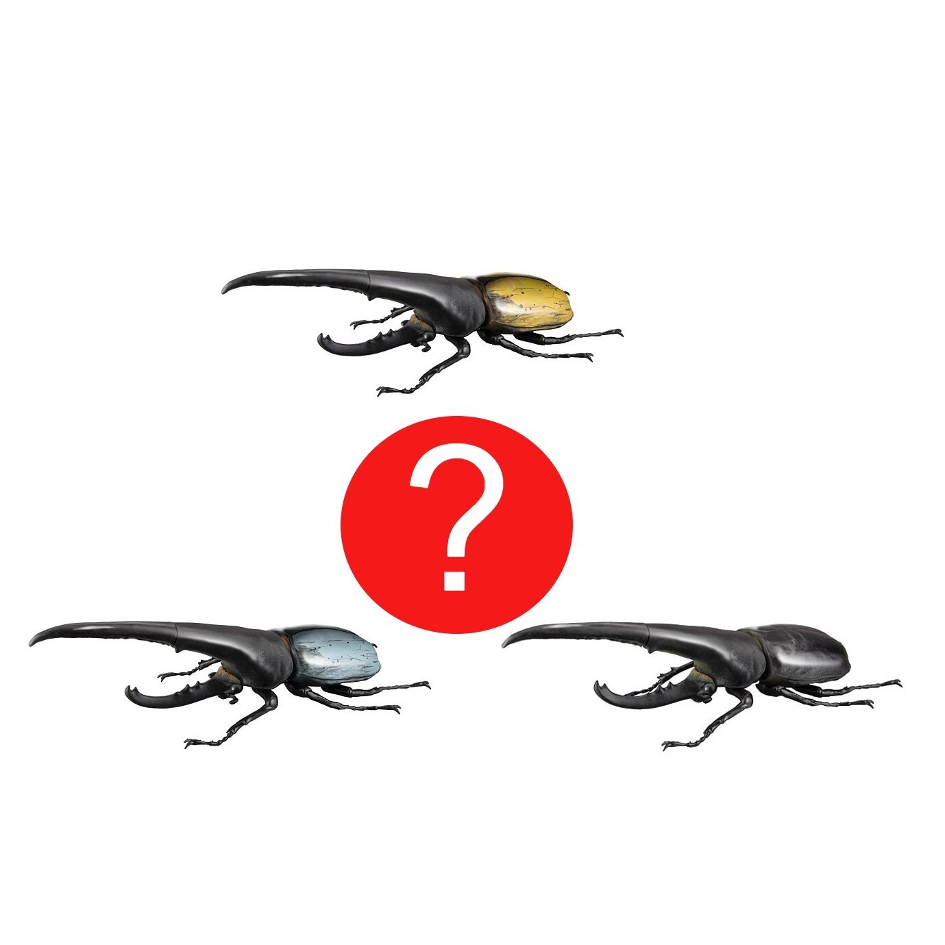 Blind Box Capsule Life Size Realistic Hercules Horn Beetle Toy 1 Random ...