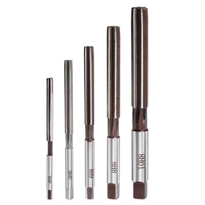 Hand Reamers Set 4mm-10mm H8 Accuracy Alloy Tool Steel 6 Straight ...