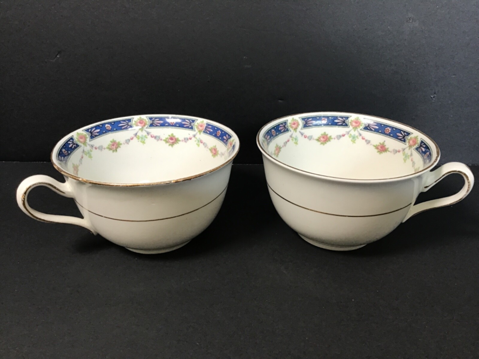 Johnson Brothers Rim Flower Basket Pattern JB172 Cups -Set of 2 | eBay