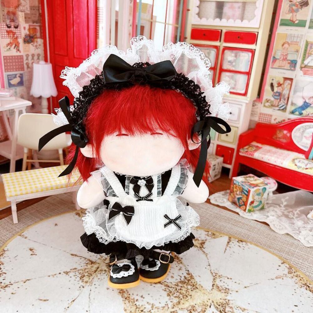 Lolita Style Toy Accessories 20CM Doll Clothes Pink Cat Cosplay Maid ...