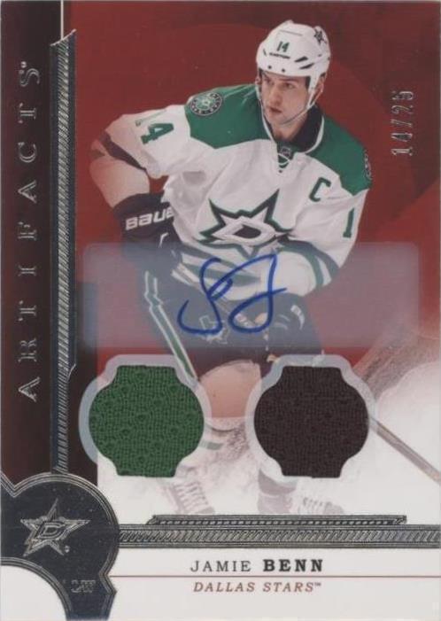 2016-17 Upper Deck Artifacts - Stars Jamie Benn #128 Dual Material ...