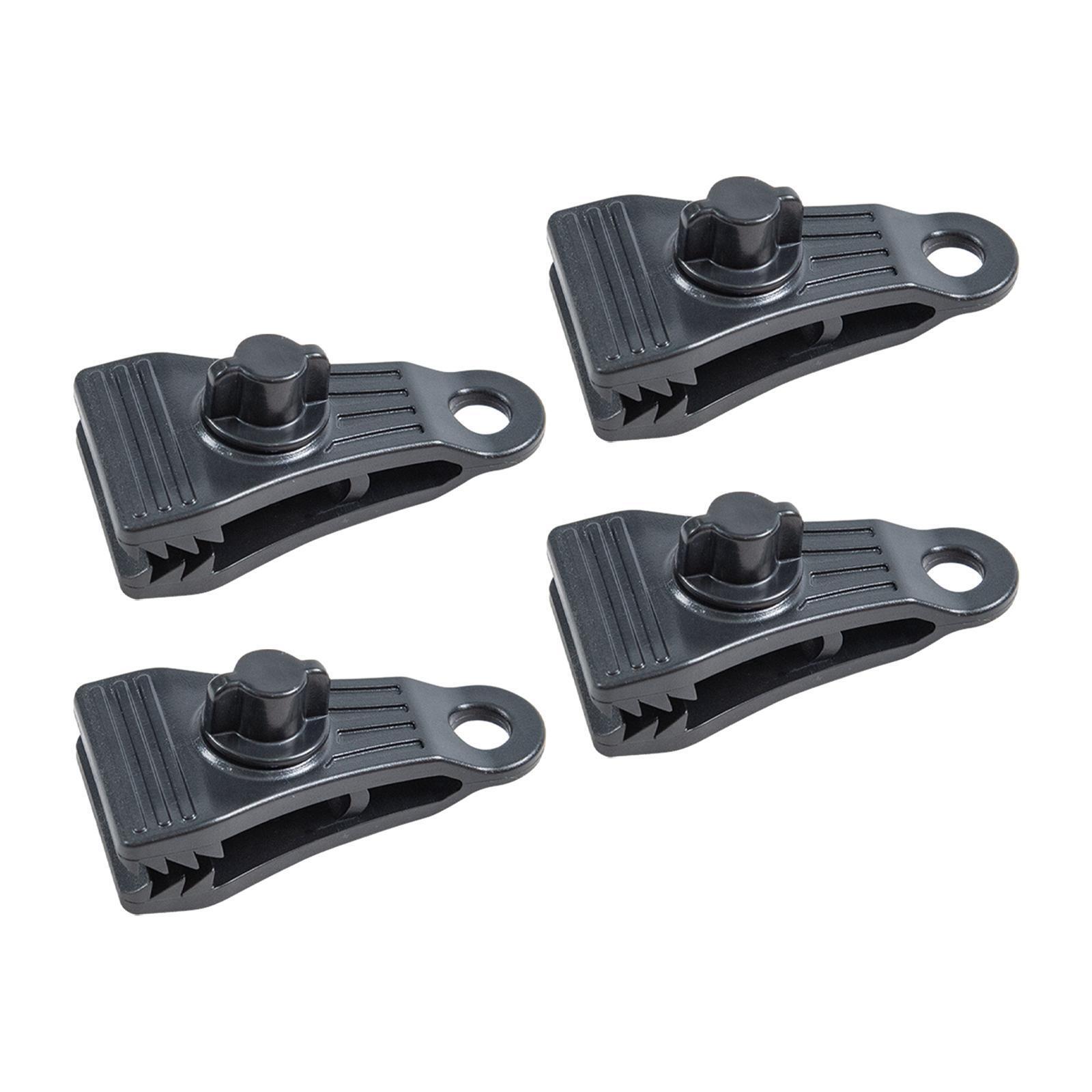 4Pcs Heavy Duty Tarp Clips Versatile Use Lightweight Canopies Clamps ...