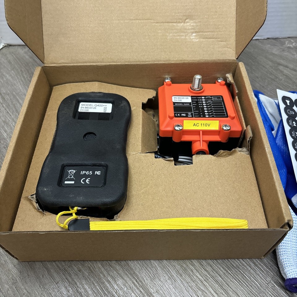 Q400 Industrial Wireless Crane Remote Control kit 4button 12v 24v ...