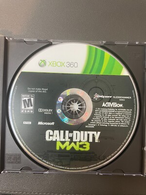 Call of Duty: Modern Warfare 3 (XBOX 360) Tested DISC ONLY - MW3 Black ...