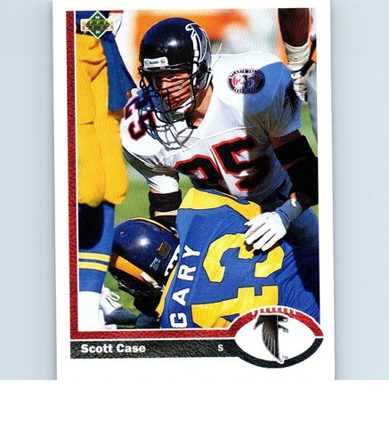 Scott Case 38 Falcons 1991 Upper Deck NFL Football Trading Card | eBay