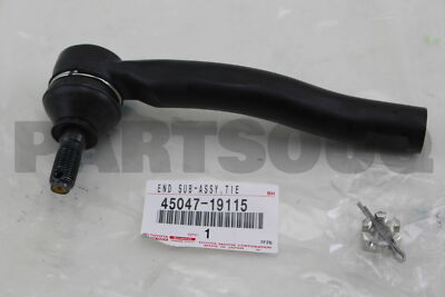 4504719115 Genuine Toyota END SUB-ASSY, TIE ROD, LH 45047-19115 | eBay