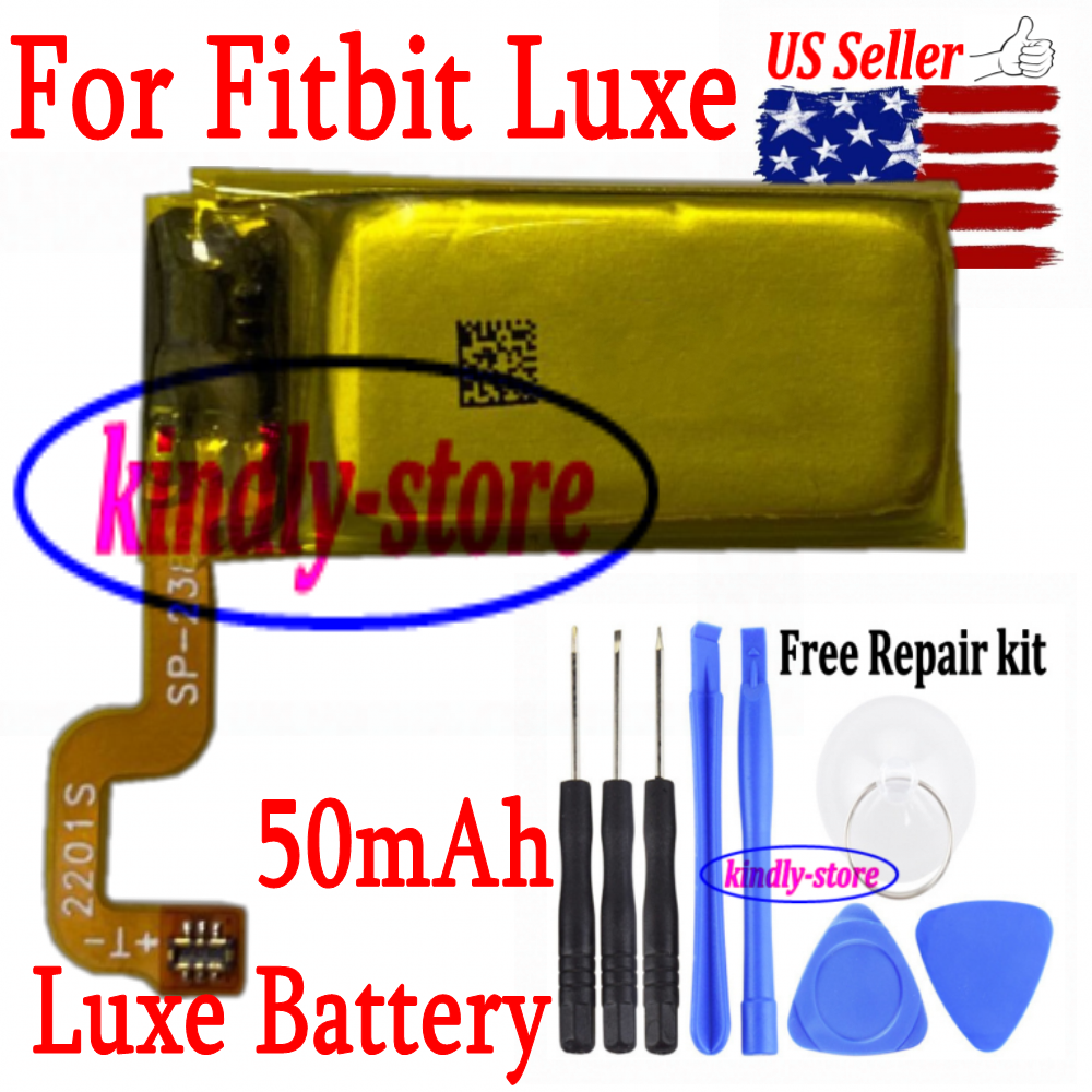 USPS Original 50mAh Battery For Fitbit LUXE Fitbit Luxe Repair Battery ...