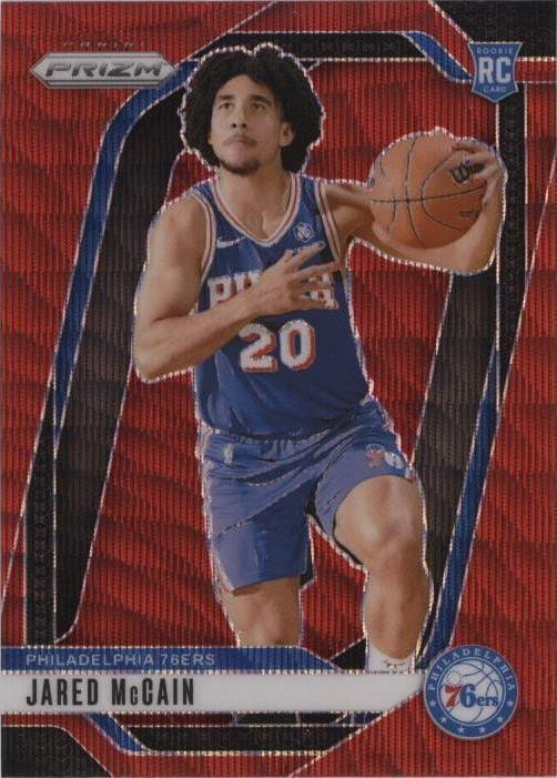 2024-25 Panini Prizm - Jared McCain #222 Ruby Wave Prizm (RC) for sale ...